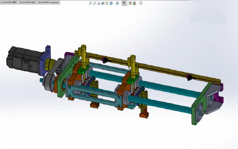 SolidWorks机械设计(教程):扇框治具输送线及顶升机构的设计