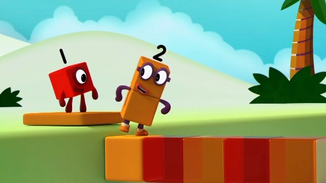 数字积木 搞笑动画:这个时候出现红色 那就肯定是小1的了!