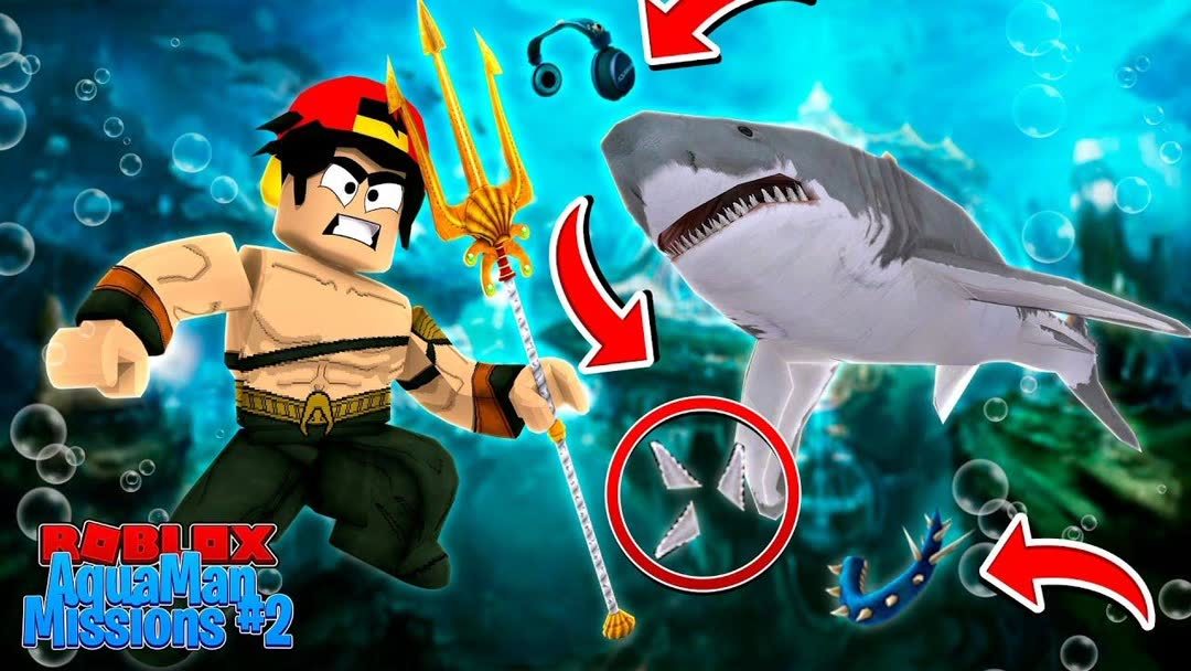 小格解说 Roblox超级英雄大亨:变身英雄海王!三叉戟还带冰冻效果?