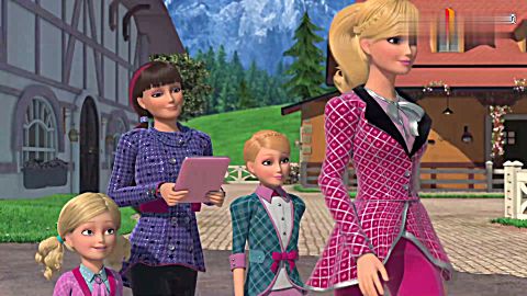 芭比娃娃：芭比穿上晚礼服，比赛结束了，怎么能不举办宴会呢