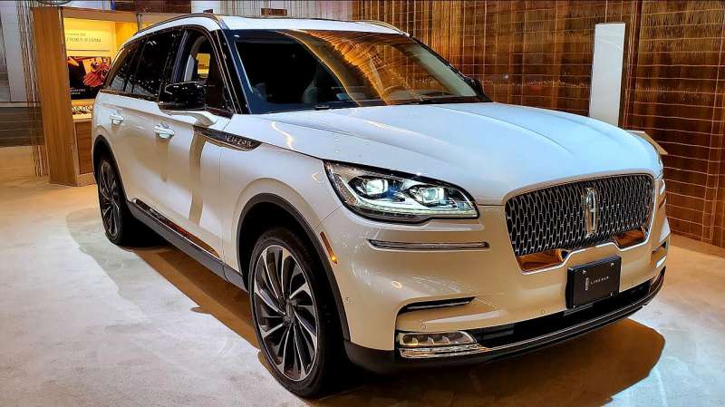 高清实拍,2021款林肯飞行家Hybrid版全方位展示
