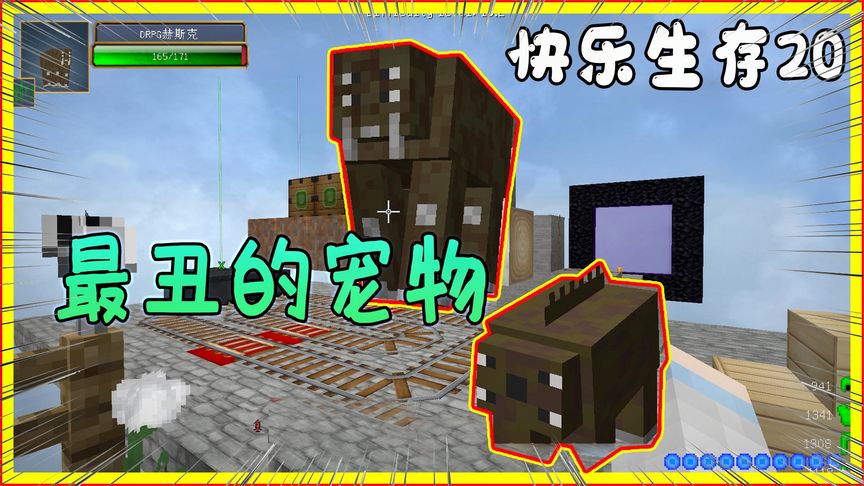 我的世界快乐:千辛万苦挖矿换的宠物蛋,一出生就丑哭我了