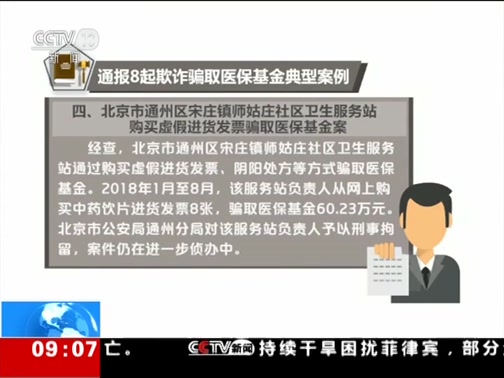 [新闻直播间]国家医保局 通报欺诈骗取医保基金典型案例
