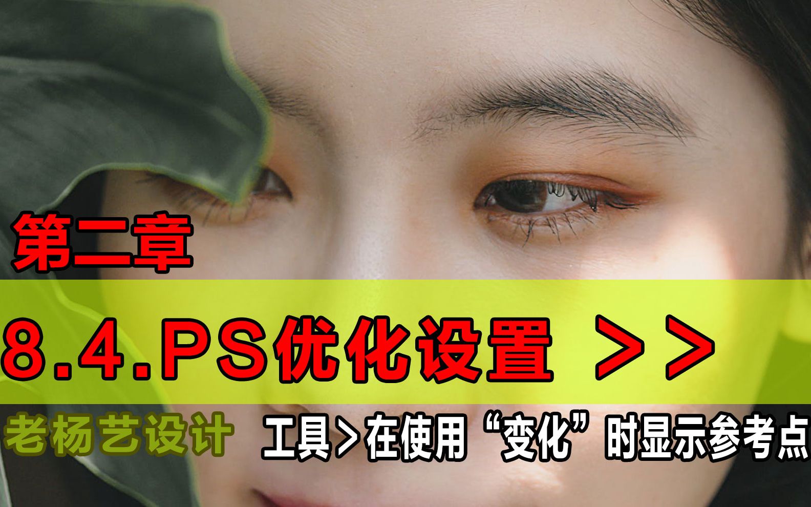 8.4.ps优化设置首选项工具 在使用“变化”时显示参考点解读演示(...