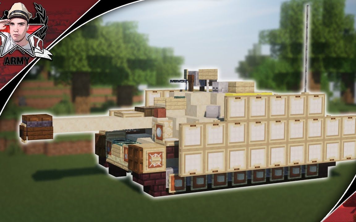 【MINECRAFT汽车教程系列】如何制造一辆二战时期德国陆军的(...
