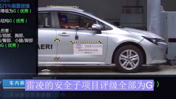【节操聊车】2019广汽丰田雷凌 安全与碰撞测试