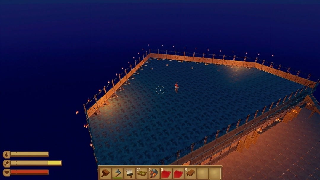 木筏求生:将小伙伴的豪华游轮布置一番