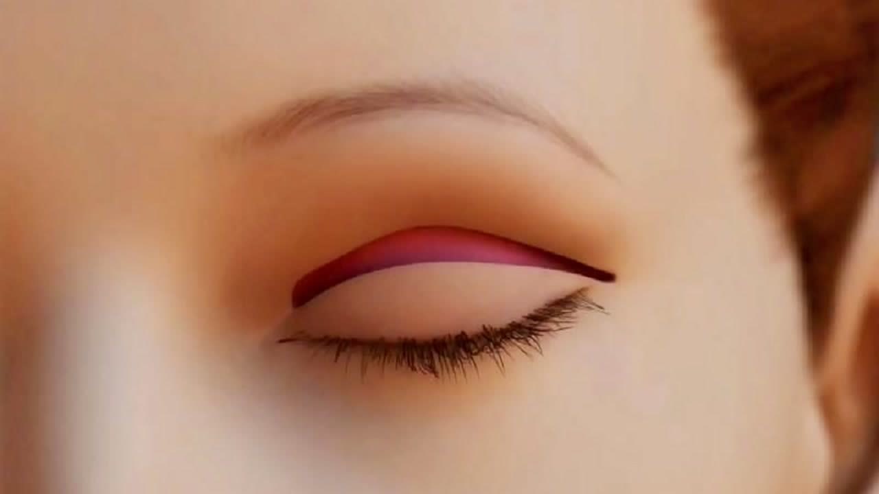 单眼皮"割"双眼皮手术,3D动画模拟全过程,看完才知道有多恐怖