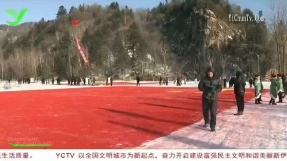 伊电视台报道桃山悬羊峰千里画卷绘祖国