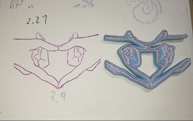 【橡皮章】手控—镂空留白