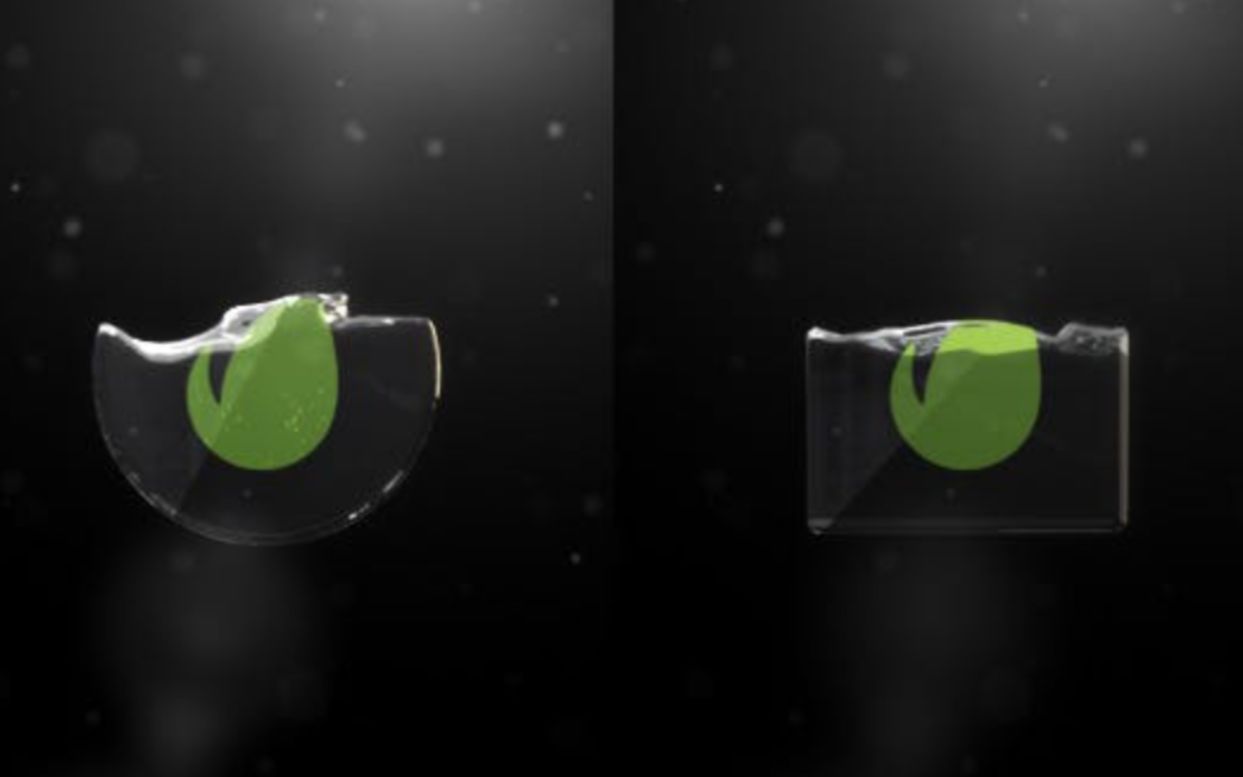 AE模板-透明玻璃水槽注满水透明效果的公司企业品牌商品店铺标志...