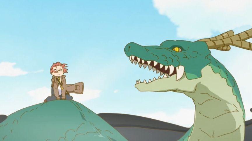 小林家的龙女仆:小林喝大让龙到家里当女仆!上班骑龙太拉风!