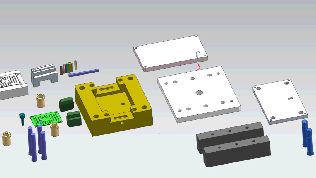 UG实战营/作业模具装配动画008