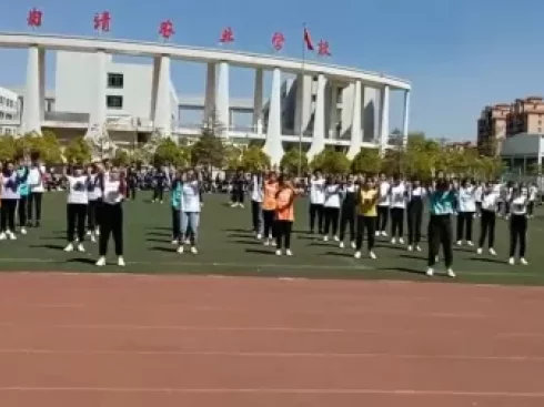 别人家的班级,运动会开幕式上表演的舞蹈,真的是太酷了