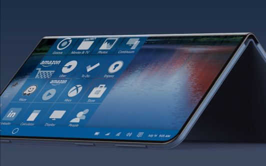 微软Surface Note概念手机推出:全面屏、可折叠、移动工作室