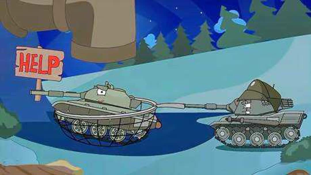 坦克动画世界:足智多谋,坦克被敌军关押,靠聪明智慧逃出来