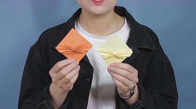 树叶书签折纸,简单好看,一起来看看吧