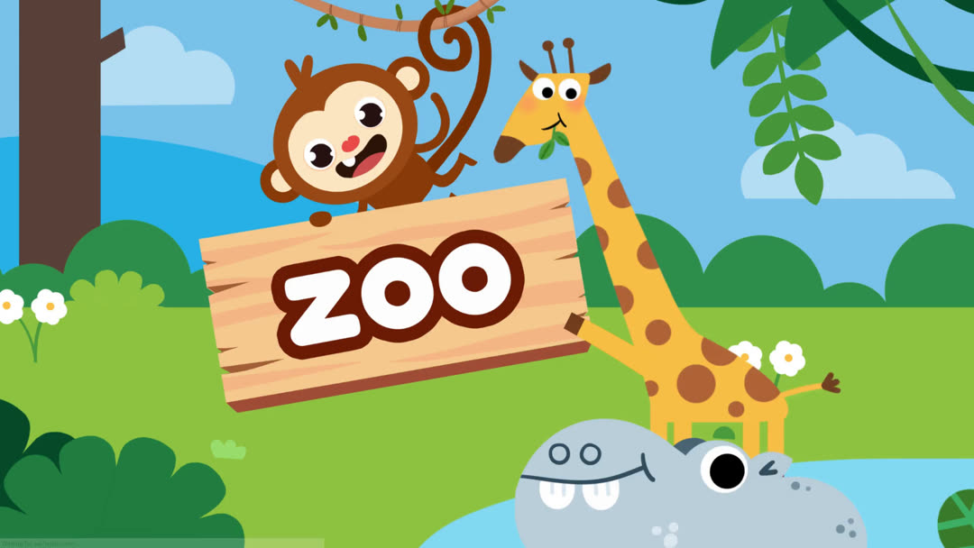 zoo,动物园幼儿英语绘本阅读