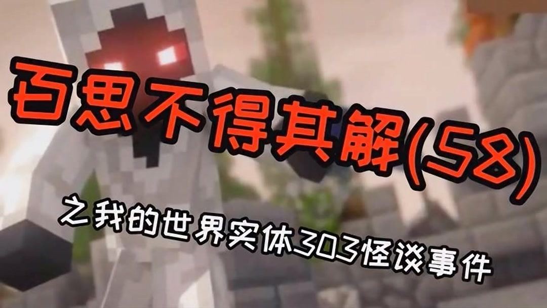 《百思不得其解》我的世界实体303怪谈,当它与him相遇时!