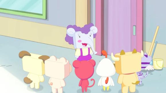 猪迪克:今天教室大清扫,孩子们一起负责,大家分工合作