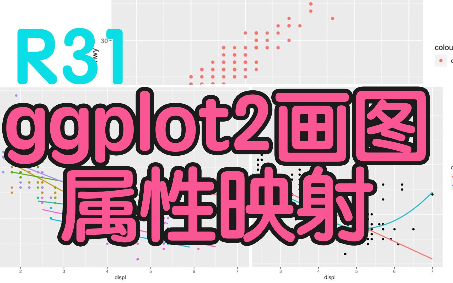 ggplot2绘图之属性映射,R语言教程(已经是进阶教程了)——R31