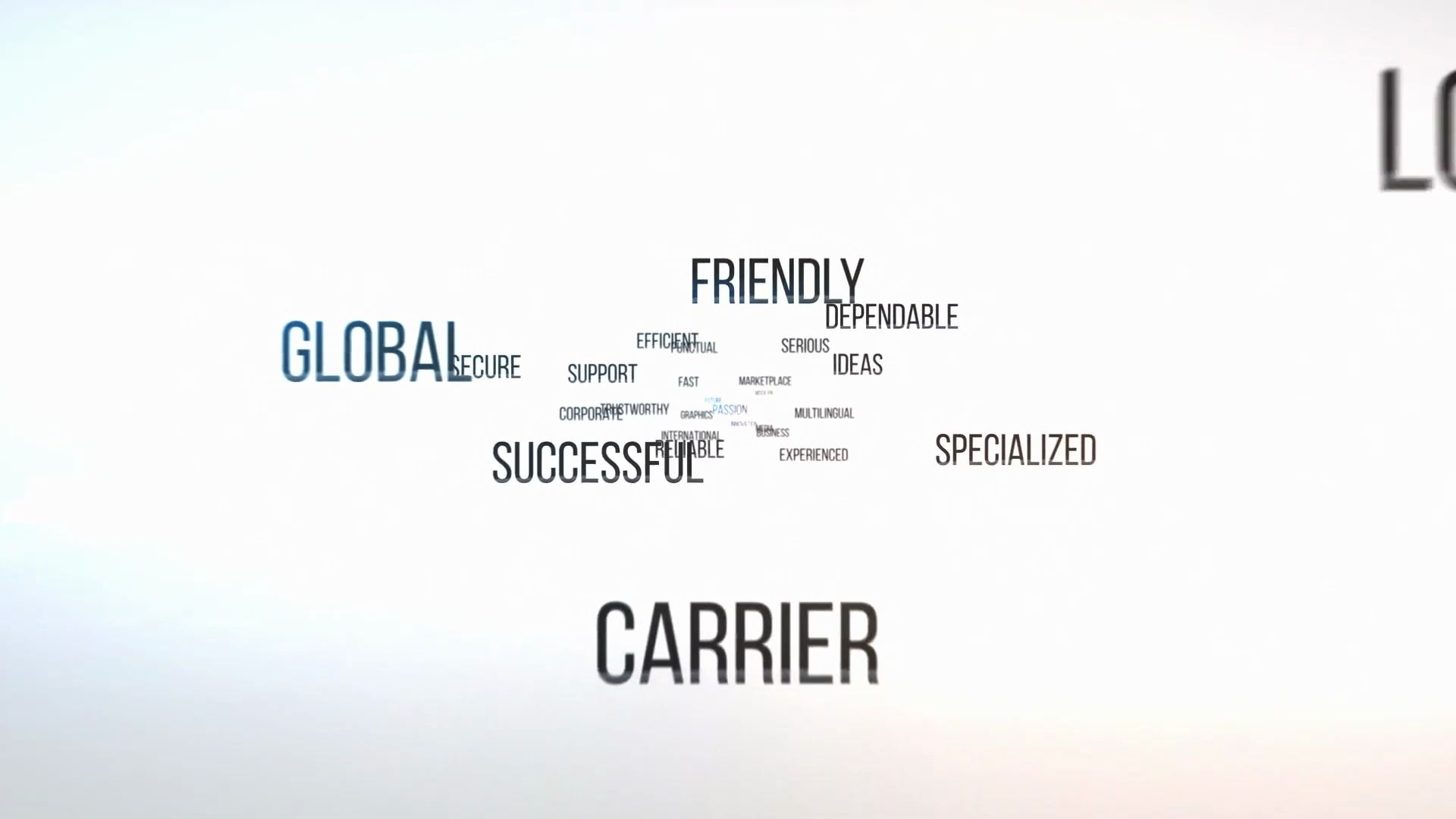 PR模板-版式文字开场