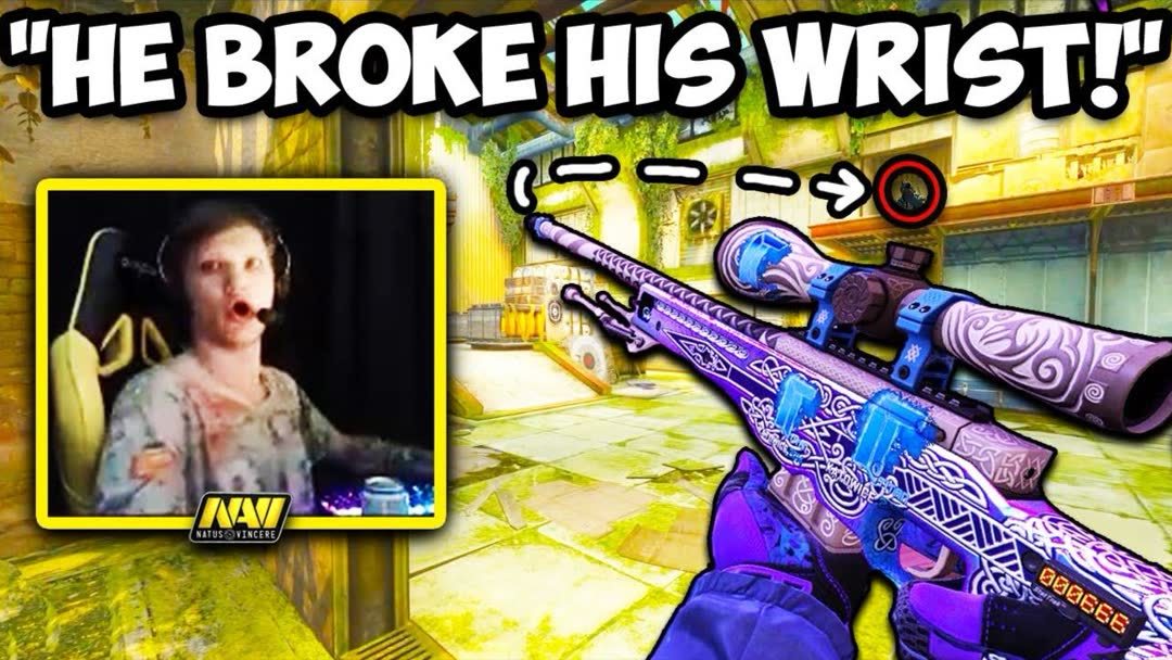 【CSGO】S1mple的甩狙快到你看不见! Shox手感火热!