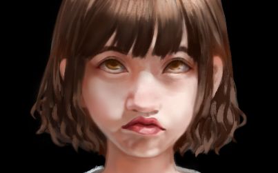 【板绘】如何用液化工具快速的画好几个表情(假假的教程)( pscs6+...