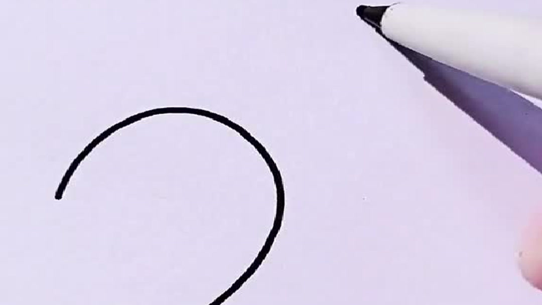 用数字25画鸟 小鸟简笔画