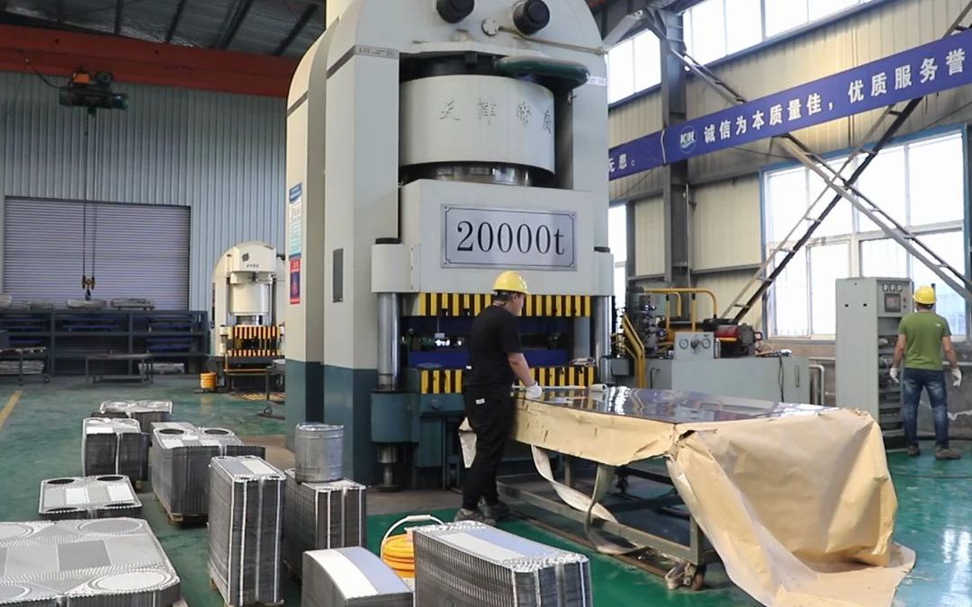 全焊接板式换热器用于蒸汽转换用于冷凝、加热作用