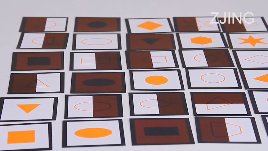 视觉训练之卡尔卡片 的真人演示应用训练视频 #教程 #视觉训练