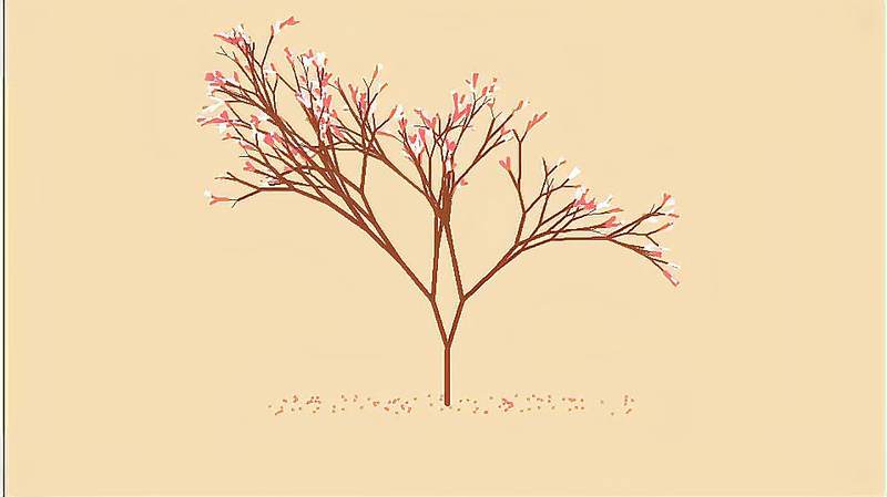 python画图画樱花