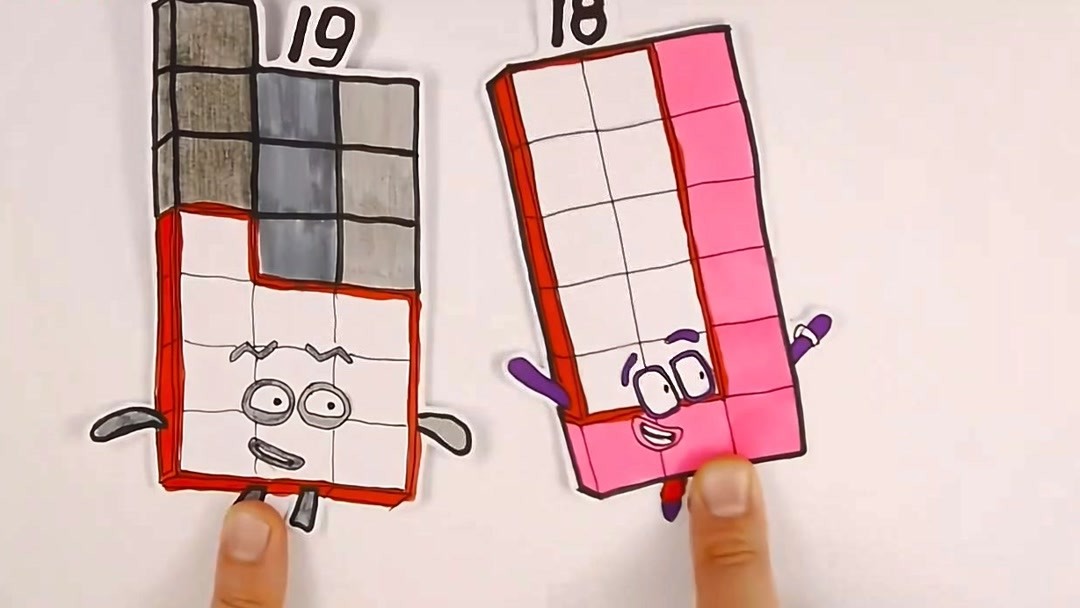 数字积木 益智画画:好朋友手拉手 这辈子一起走 永不分离!