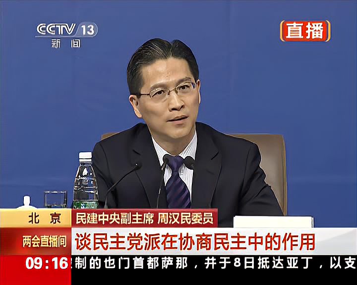 周汉民谈民主党派在协商民主中的作用