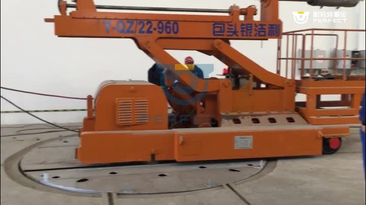 重型电动转盘轨道车 15吨电力驱动轨道小车配套电动旋转台车间设备...