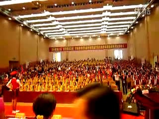 2011年河池市少先队第二次代表大会,主席团成员入场