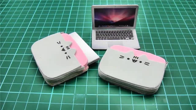 微世界DIY:迷你笔记本和电脑包,DIY手工制作