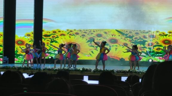 学舞蹈好长时间了,大姑娘第一次,登台表演节目!看表演的怎么样