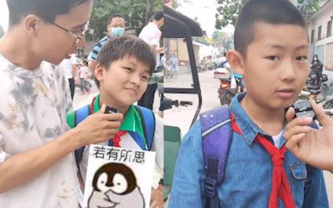 老师街头用英语采访小学生,最后二年级男孩一开口老师都惊呆了
