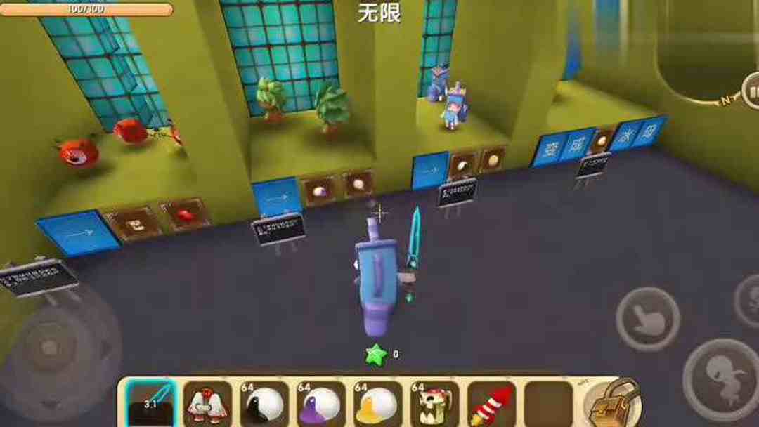 迷你世界:变化百种人物教学,瞬间变化海绵宝宝!