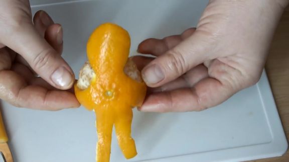 小白水果摆盘之橙子制作教程