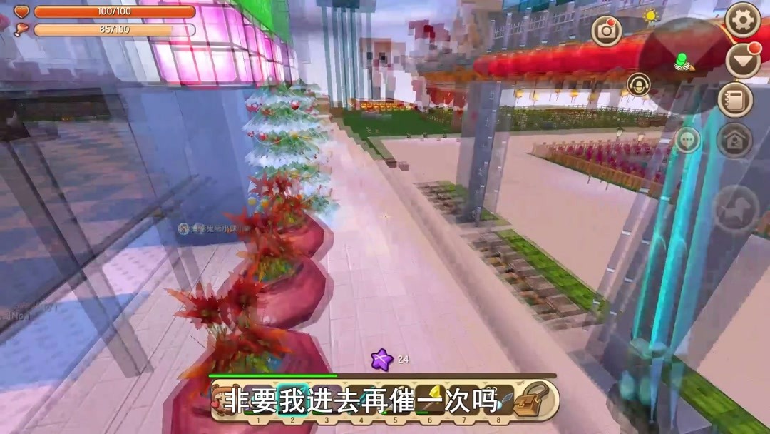 迷你世界高级554:我在桃林找到了一个刷怪地牢,被5个野怪围