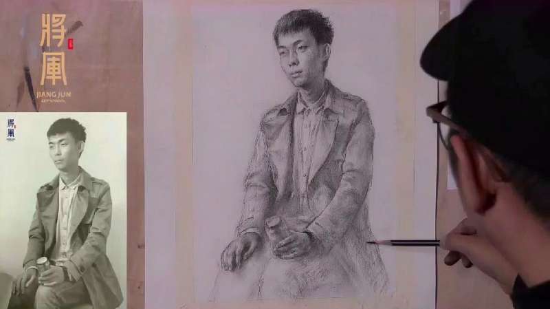 美术生素描画到什么程度才能得高分?看湖北联考示范素描就知道了
