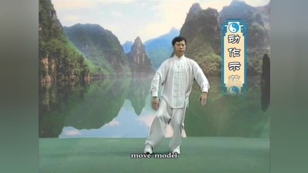 58.杨振铎 杨氏103式太极拳 第54式 十字手