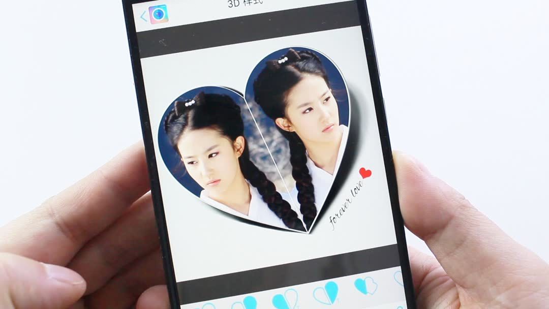 教你用手机克隆功能，做出另一个自己，生成3D效果图片