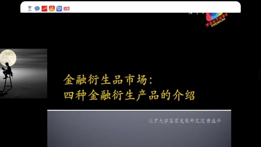 【北大金融精品课】黄益平:什么是金融衍生品市场?