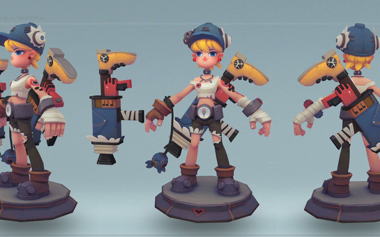 【3dmax建模】Q版卡通小孩角色模型制作,3dmax角色建模基础教程