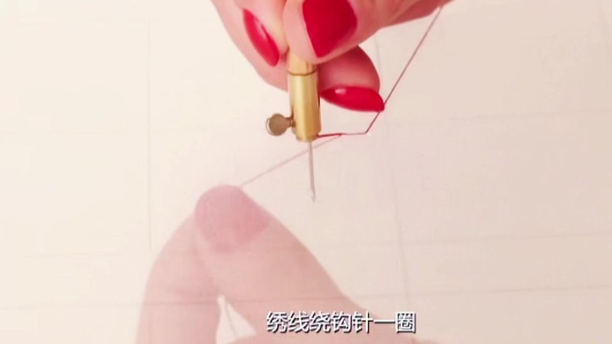 法式刺绣基础直线绣教程#抖音助手 #抖音 #抖音小助手 #抖音热门