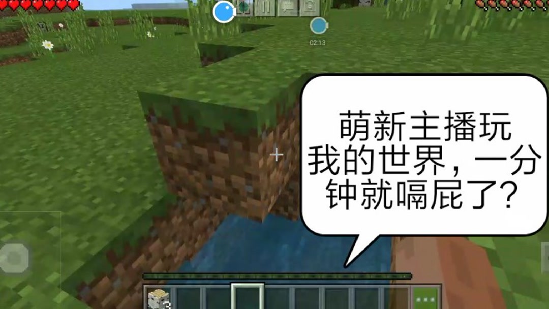 我的世界:萌新主播第一次玩生存,一分钟就凉了?求粉丝带