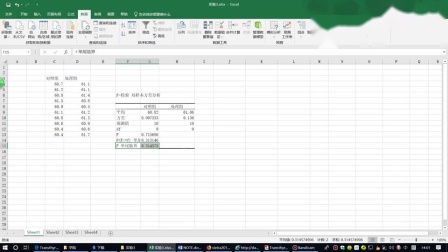 4-6excel进行假设检验